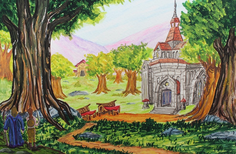 Northshire Abbey | World of Warcraft Fanart, Art Print - Etsy