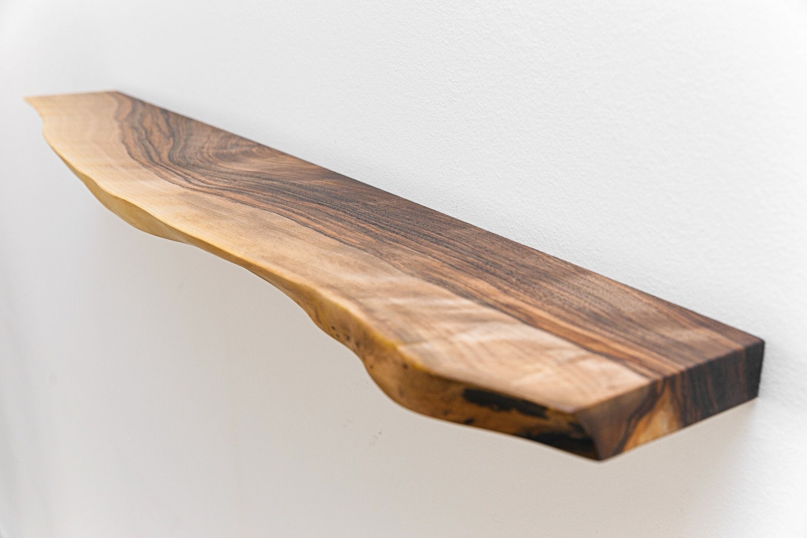 Walnut Floating Shelves Custom Wood Shelves Rustic Shelves - Etsy