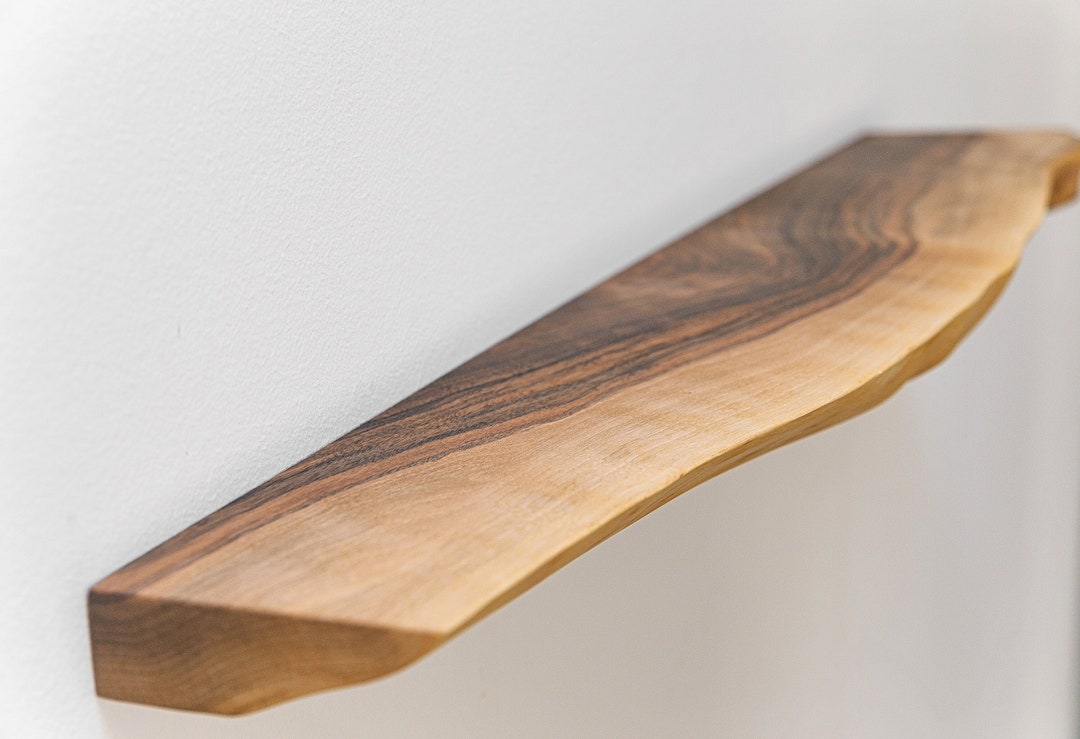 Walnut Floating Shelves, Floating Wood Shelves, Custom Floating Shelves ...