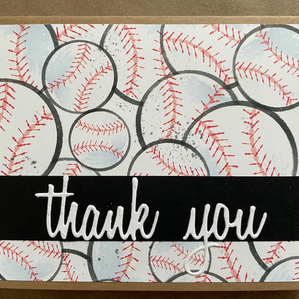 Baseball Thank You - Etsy