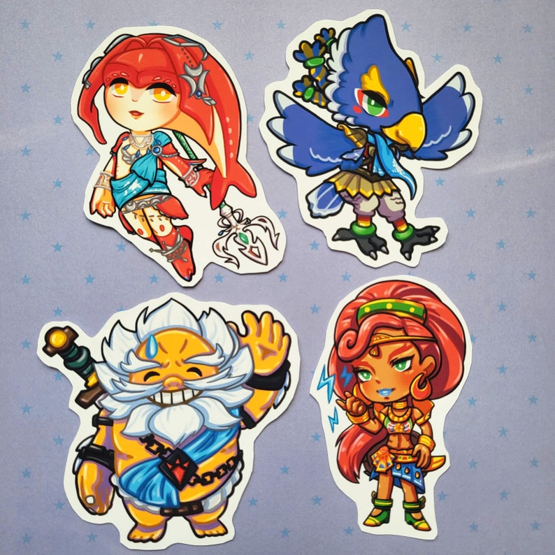 Chibi Revali Vinyl Sticker Legend of Zelda Breath of the - Etsy