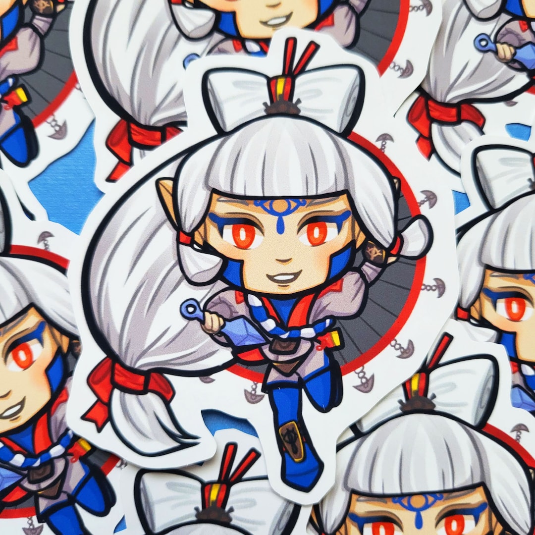 Chibi Impa Vinyl Sticker | Legend of Zelda Age of Calamity - Etsy
