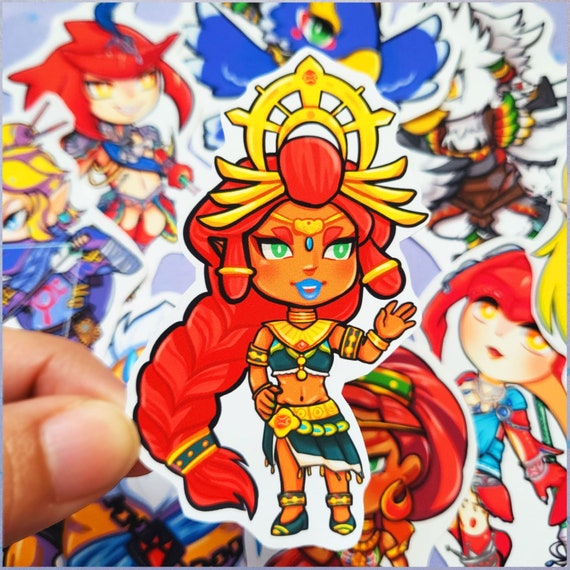 Chibi Riju Vinyl Sticker Legend of Zelda Breath of the Wild - Etsy