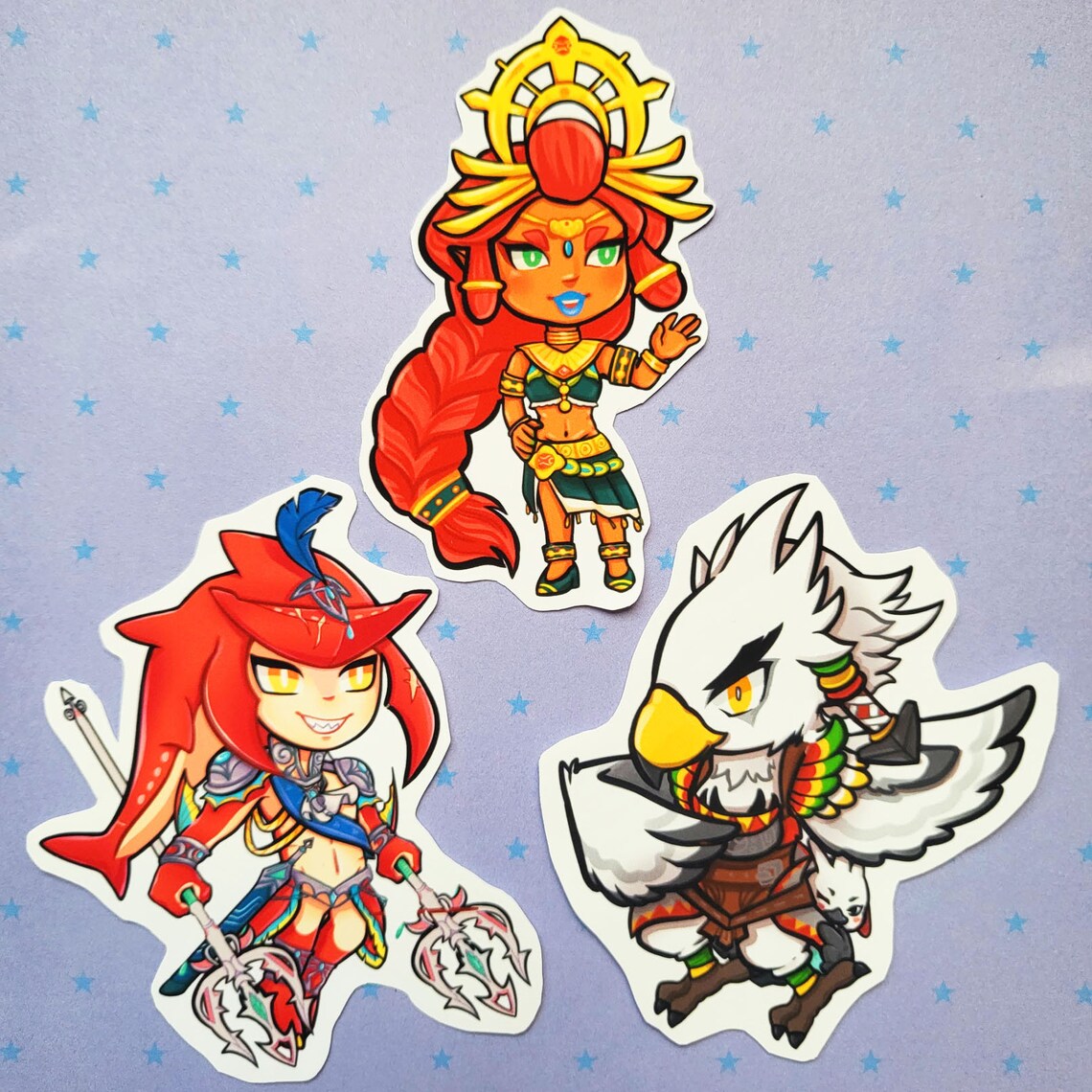Chibi Teba Tulin Vinyl Sticker Legend of Zelda Breath of the - Etsy