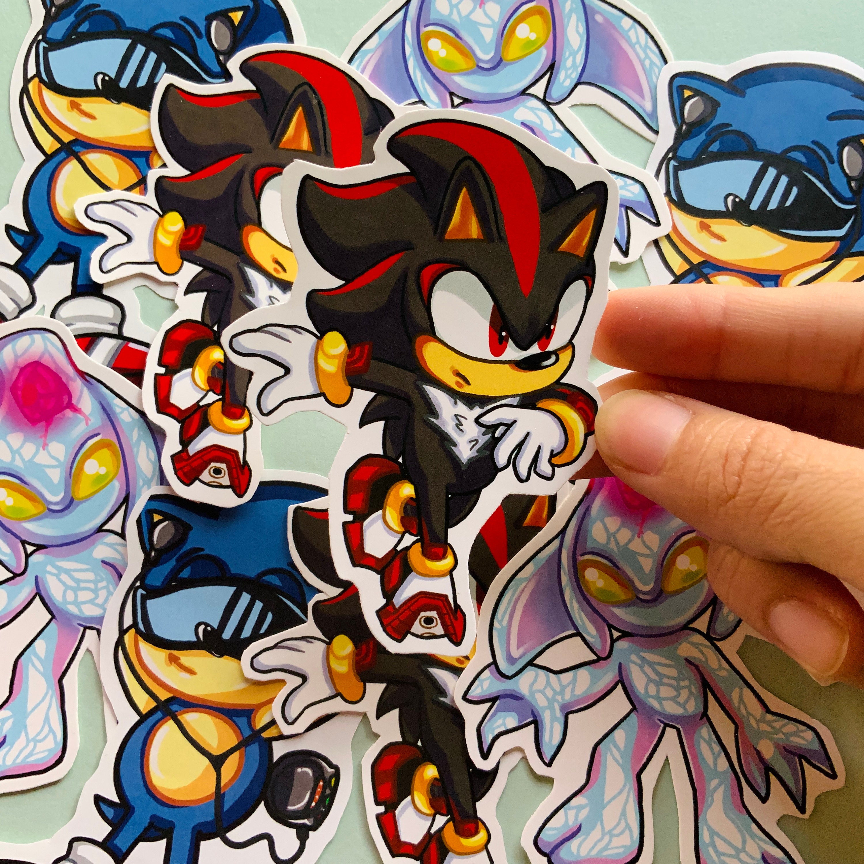 Shadow the Hedgehog Vinyl Sticker - Etsy