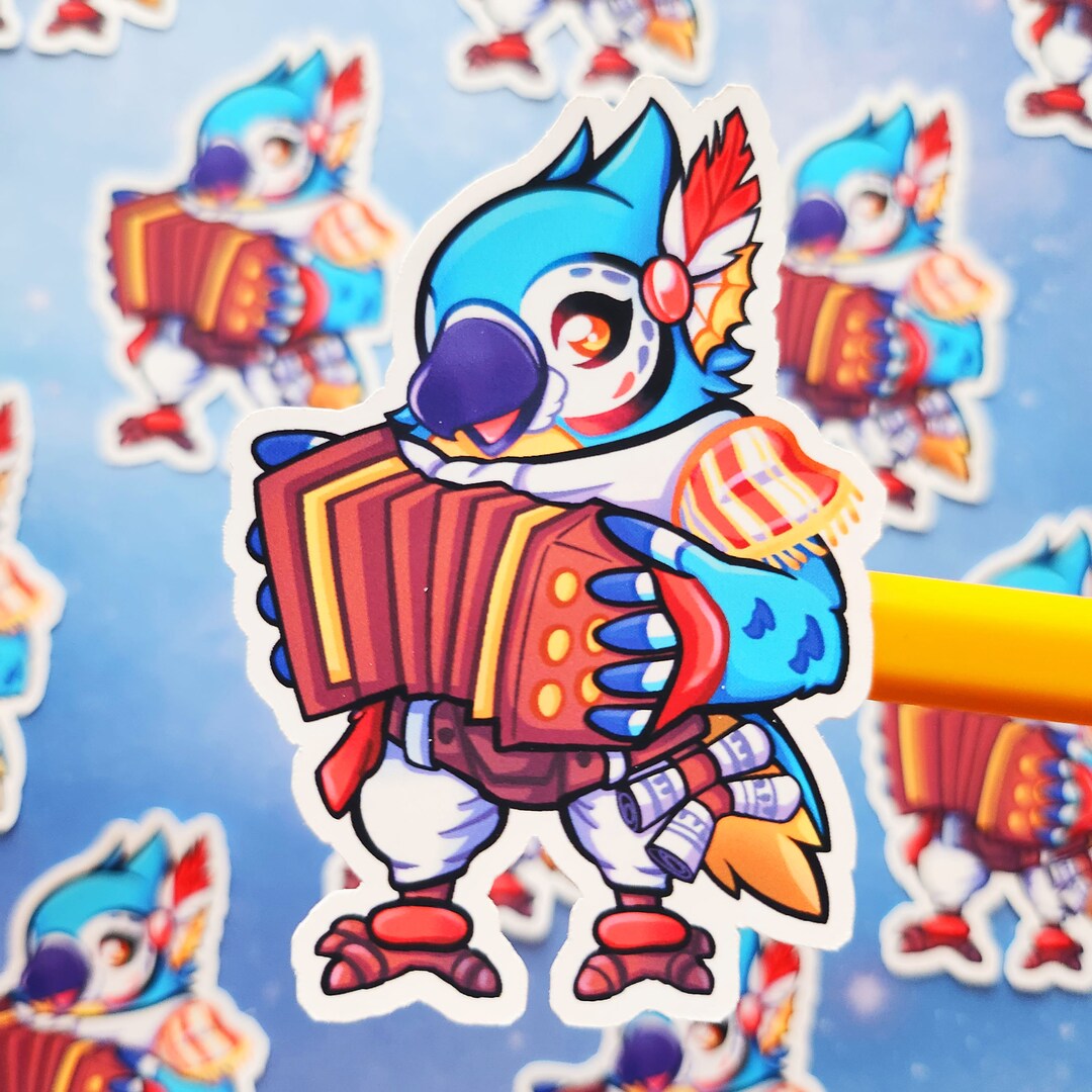 Chibi Kass Vinyl Sticker | Legend of Zelda Breath of the Wild - Etsy