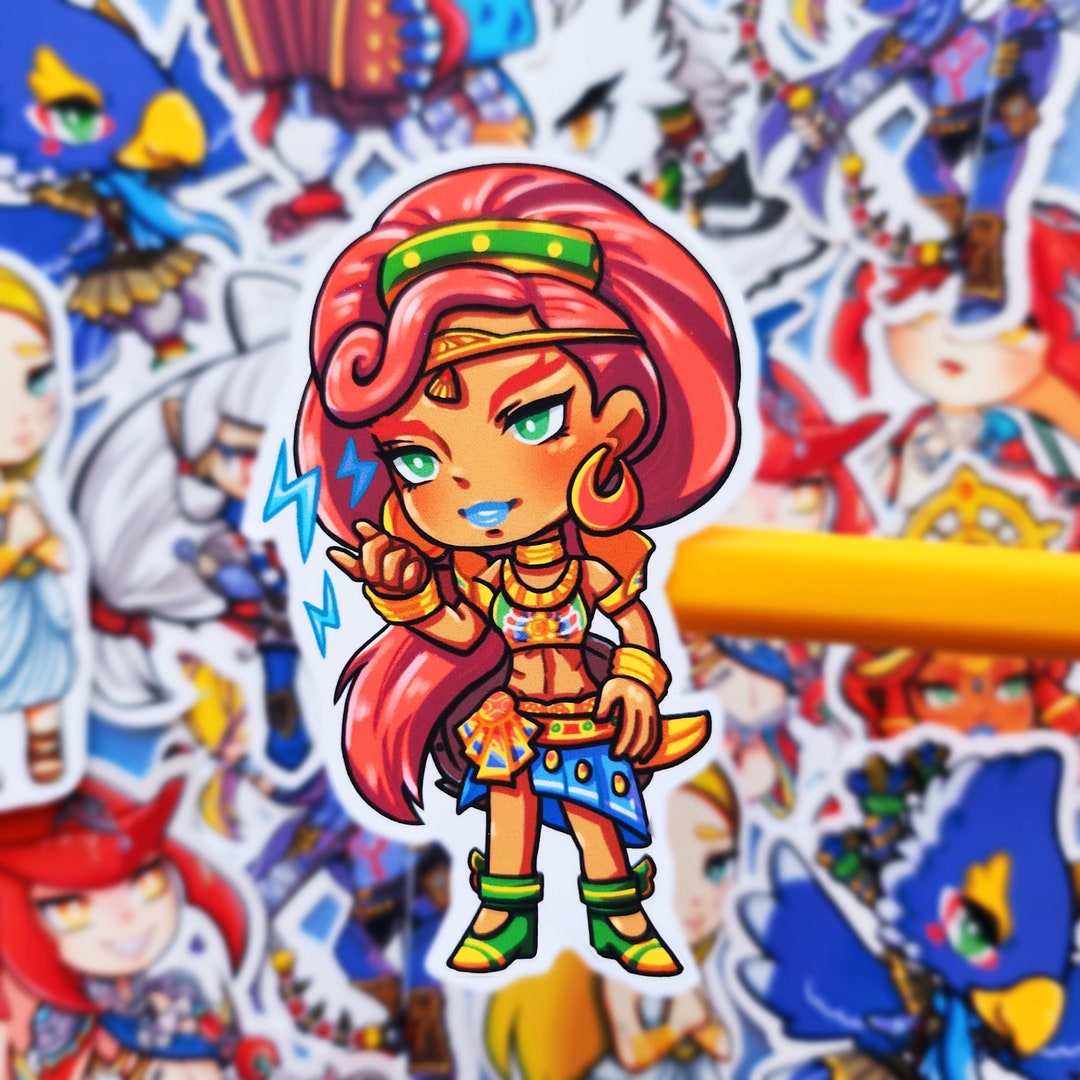 Chibi Urbosa Vinyl Sticker | Legend of Zelda Breath of the Wild Age of ...
