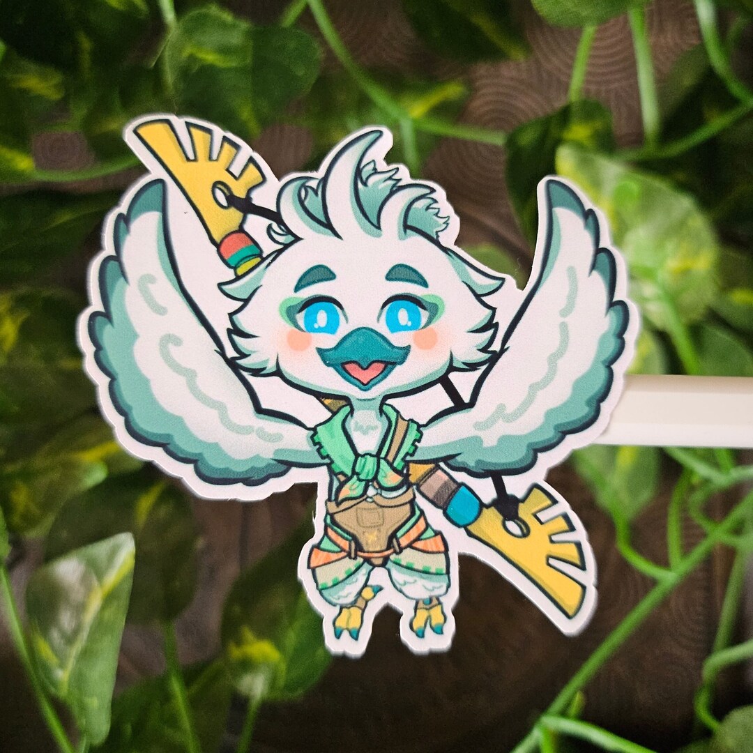 Chibi Tulin Vinyl Sticker | Legend of Zelda Tears of the Kingdom - Etsy