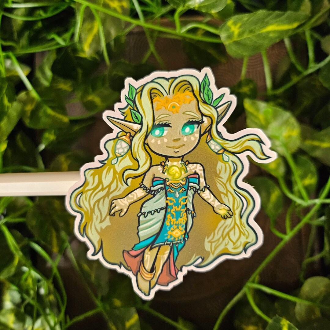 Chibi Sonia Vinyl Sticker Legend of Zelda Tears of the Kingdom - Etsy