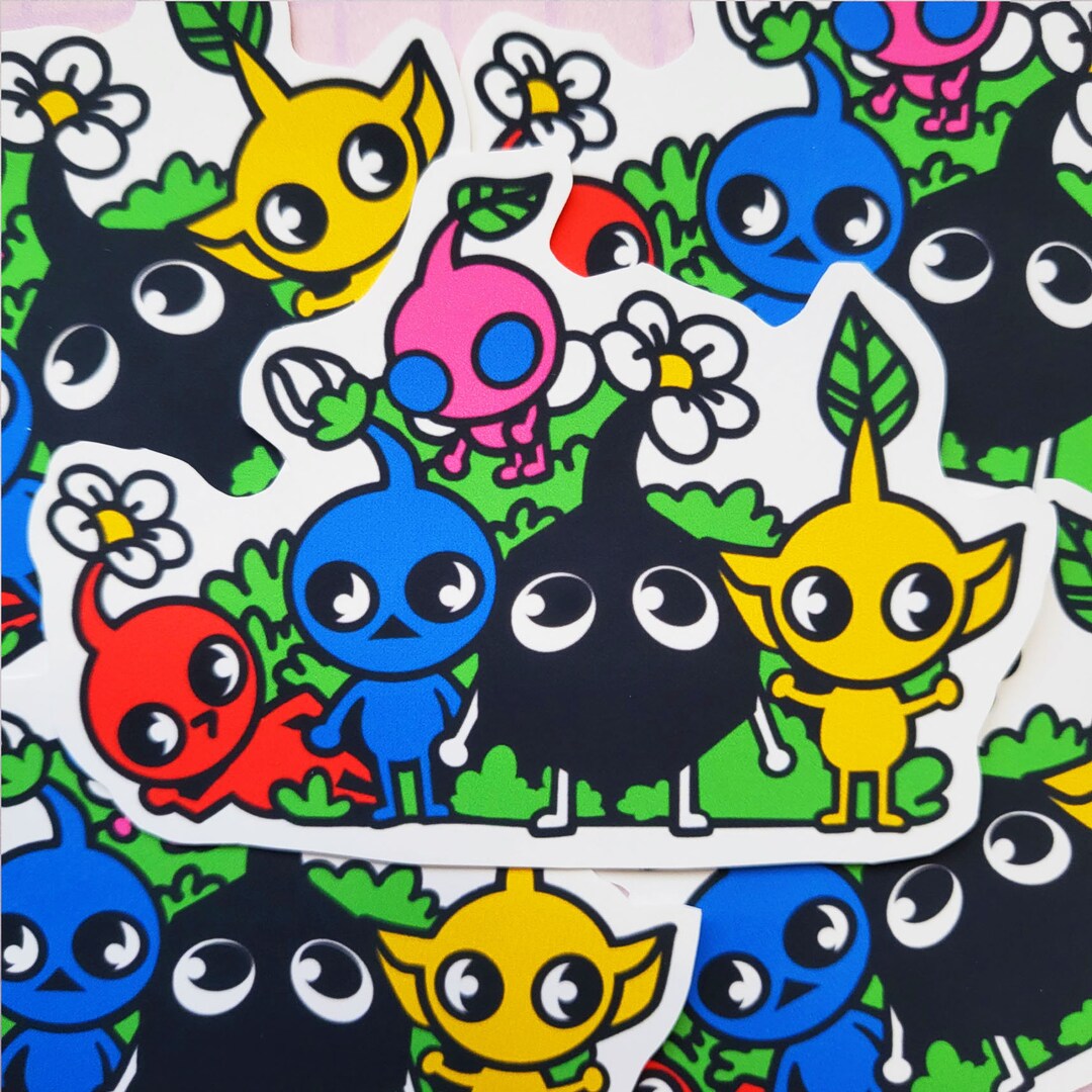 Pikmin Vinyl Sticker - Etsy