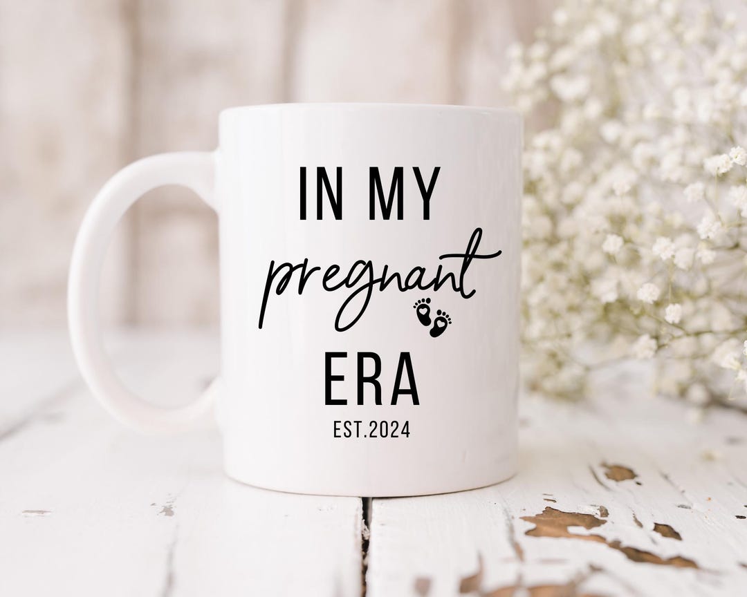 In My Pregnant Era Mug Mommy to Be Mug Pregnancy Reveal Mug Mom to Be ...