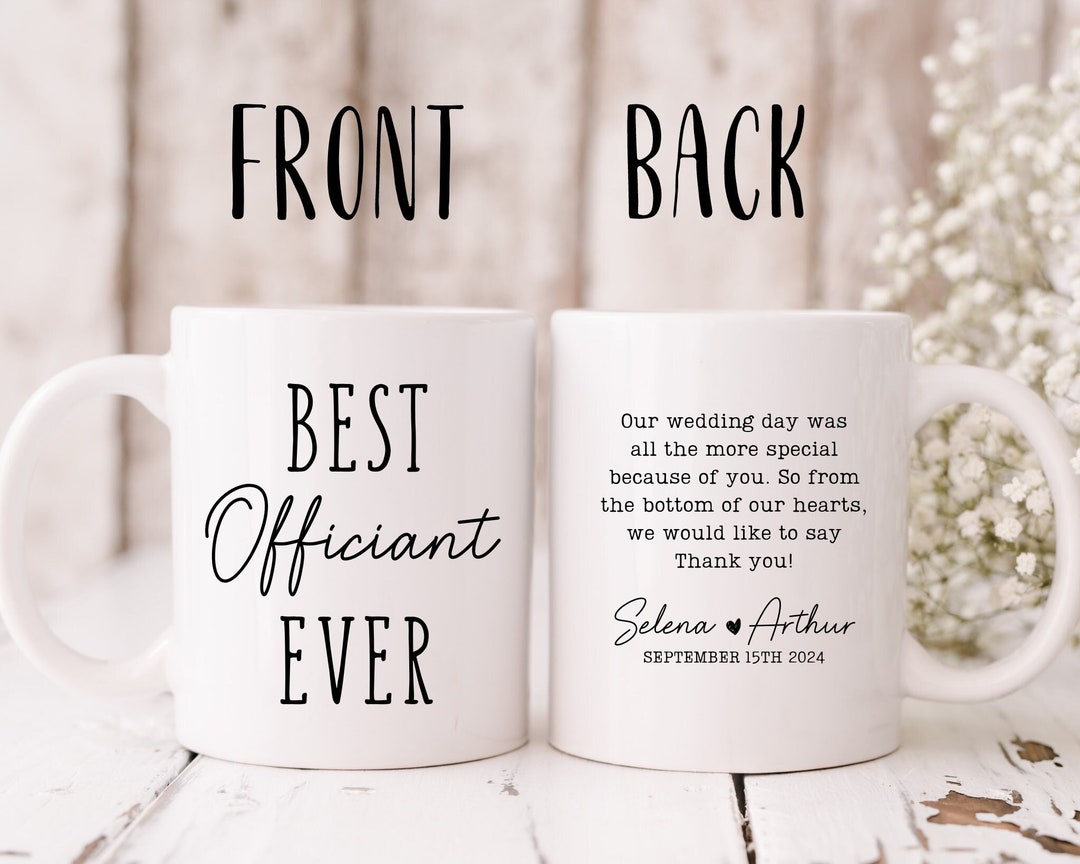 Wedding Officiant Gift Will You Marry Us Best Officiant Ever Gift for ...