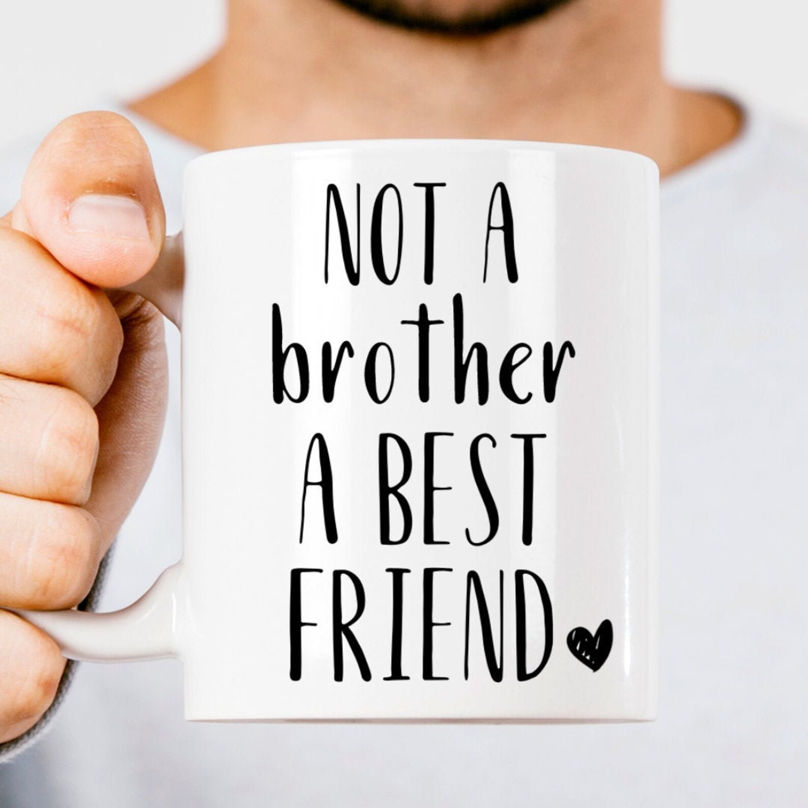 Not a brother a best friend coffee mugBrother best friend | Etsy