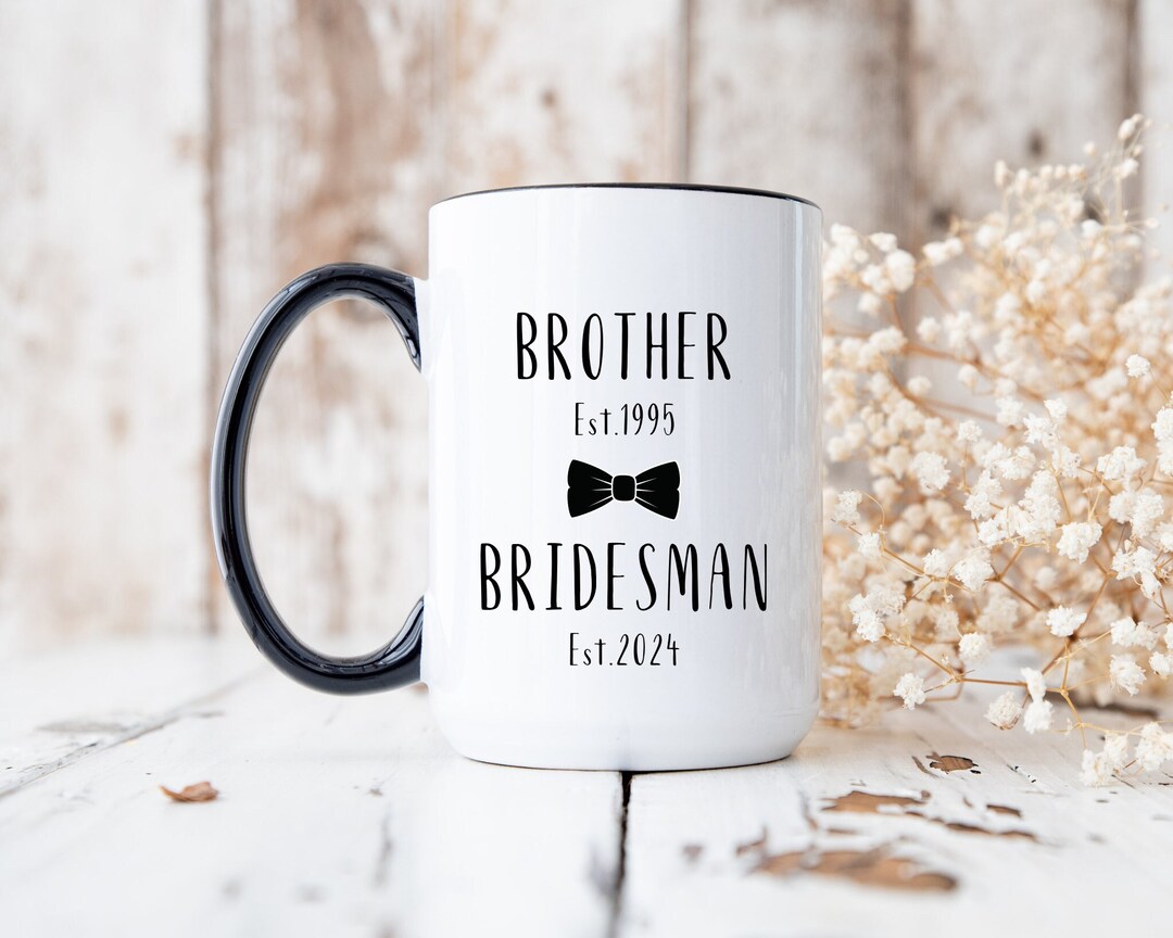 Personalized Wedding Gift for Bridesman Proposal Brother Wedding Gift ...