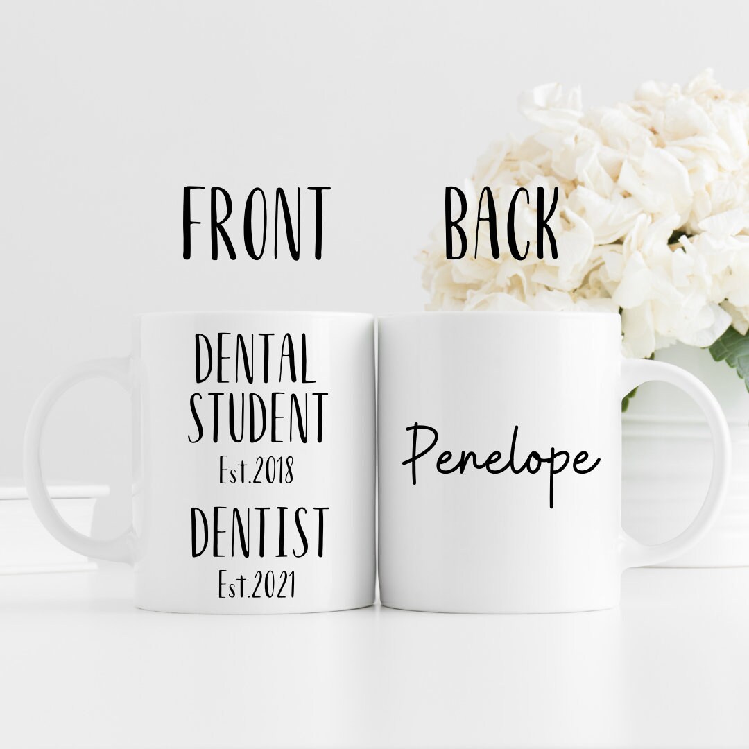 Personalized Dentist Mug,dentist Name Mugs,graduation Gift,new Dental ...