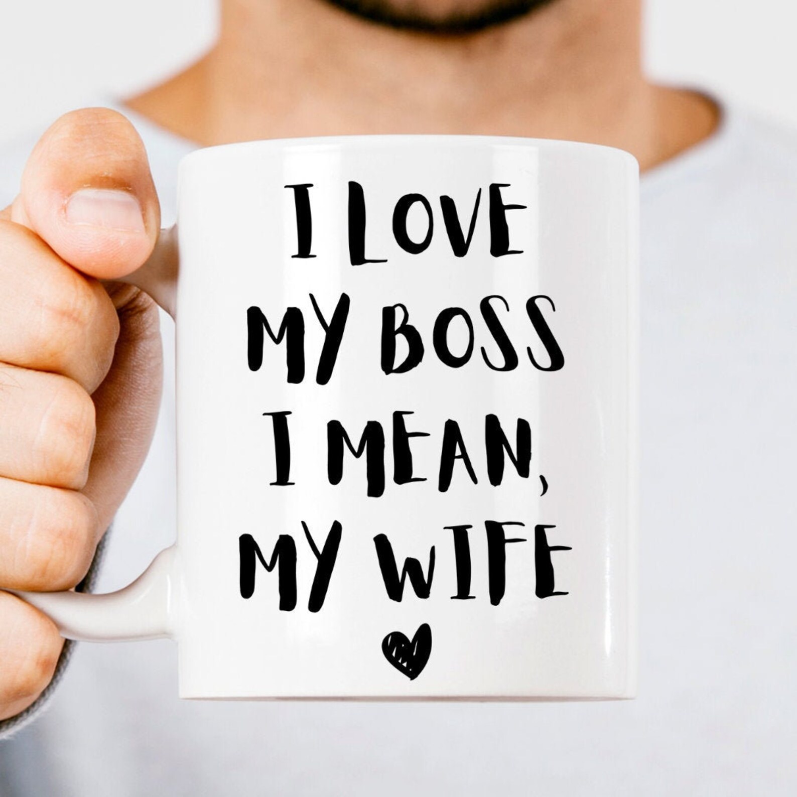 I Love My Boss I Mean My Wifefunny Gift for Hubbymen Husband - Etsy