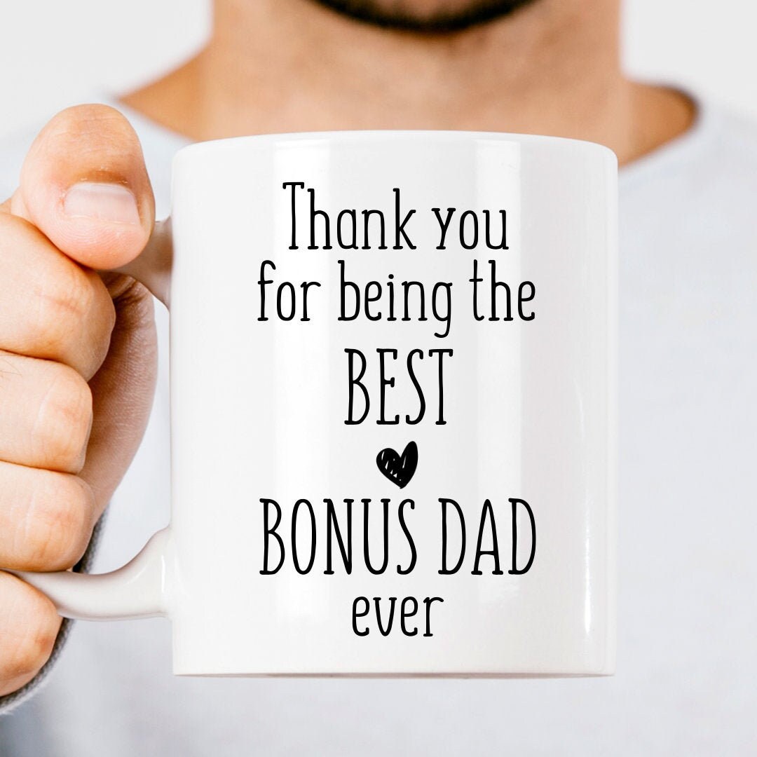 Father's Day Best Bonus Dad Coffee Mug,best Bonus Dad Gift,stepdaughter ...