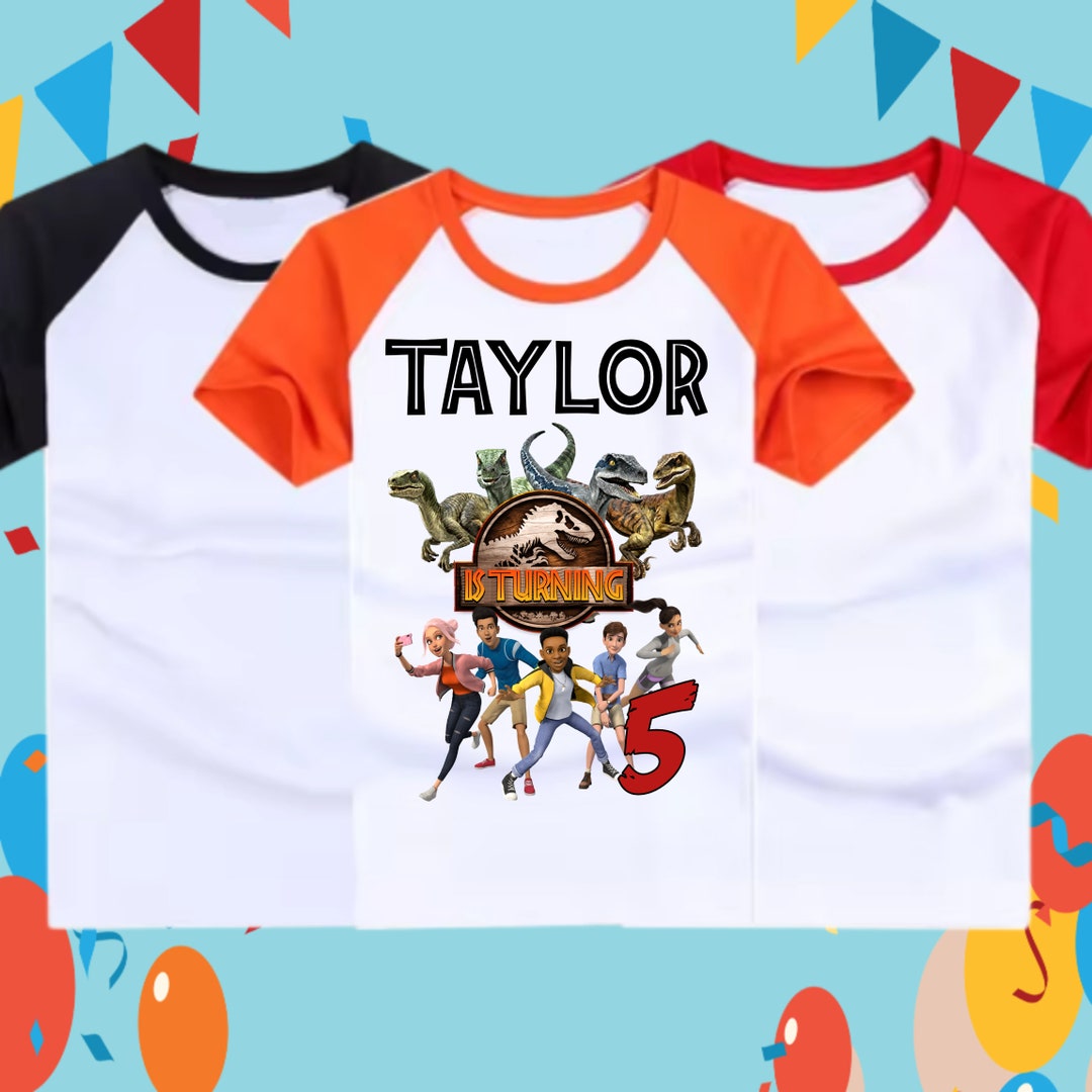 Camp Cretaceous Dinosaur Birthday Party Matching Shirts, Dino Birthday ...