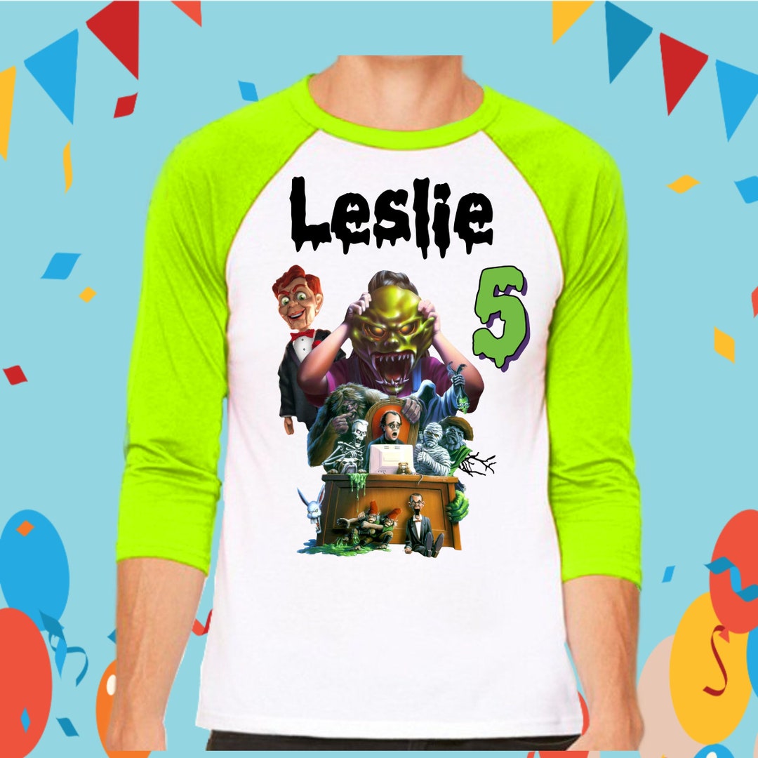 Goosebumps Inspired Birthday Party Shirt Unisex RL Party Theme Shirt ...