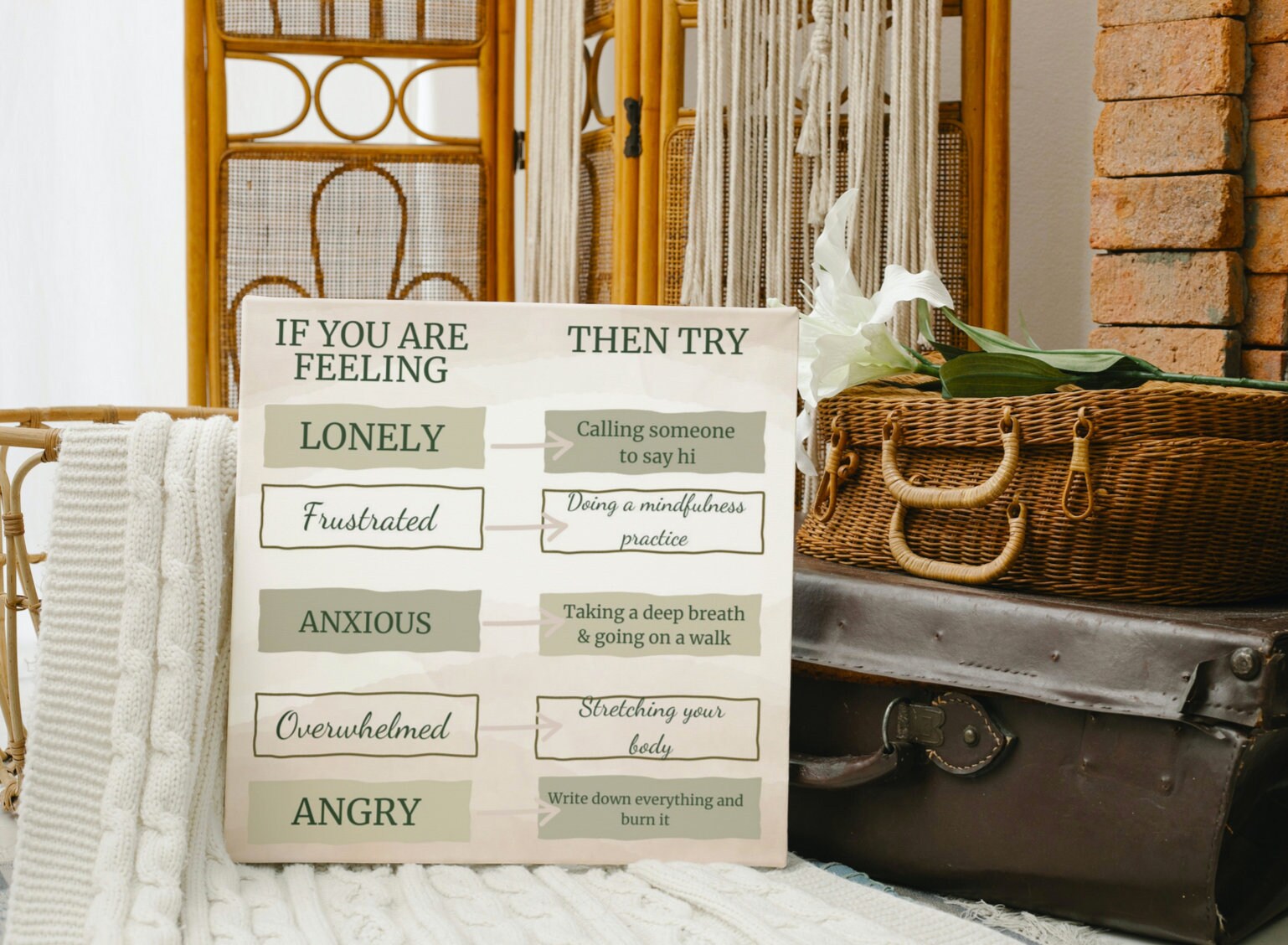 DIGITAL Set of 11 Mental Health Posters | Printable Mental Health ...