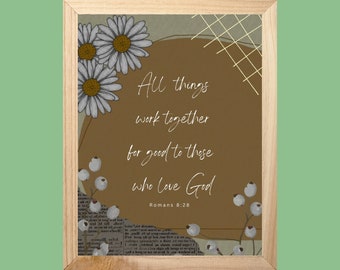 Romans 5:8 Printable Art Wall Art Instant Download - Etsy