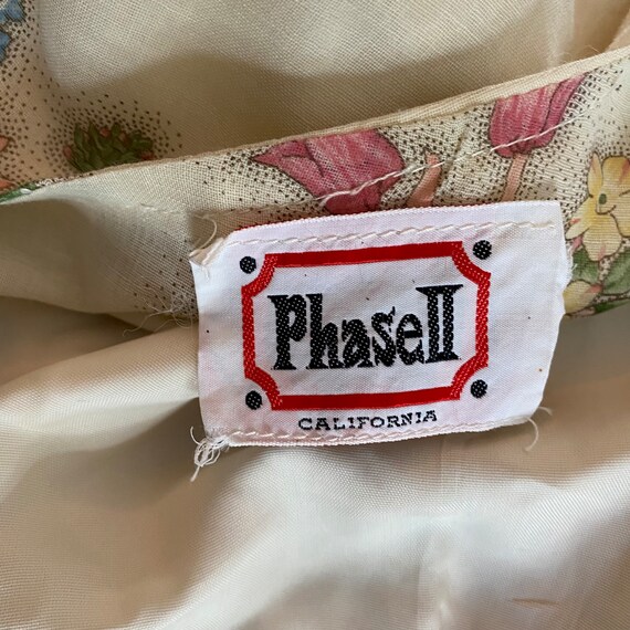 Vintage Phase II California 1970’s Pastel Floral Cott… - Gem