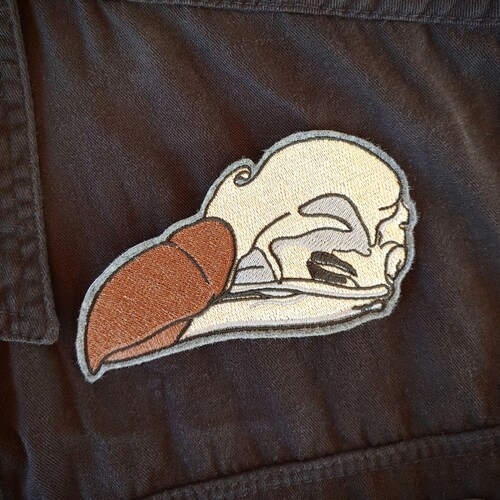 American Black Vulture Bird Buzzard Iron on Patch Coragyps - Etsy