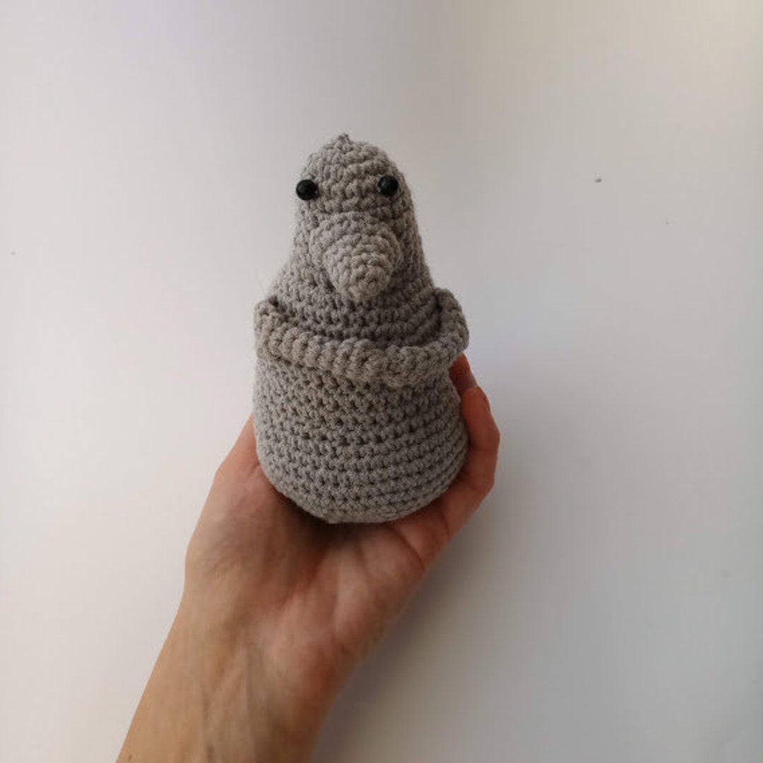 Knitted Homunculus Loxodontus Amigurumi Toy - Etsy