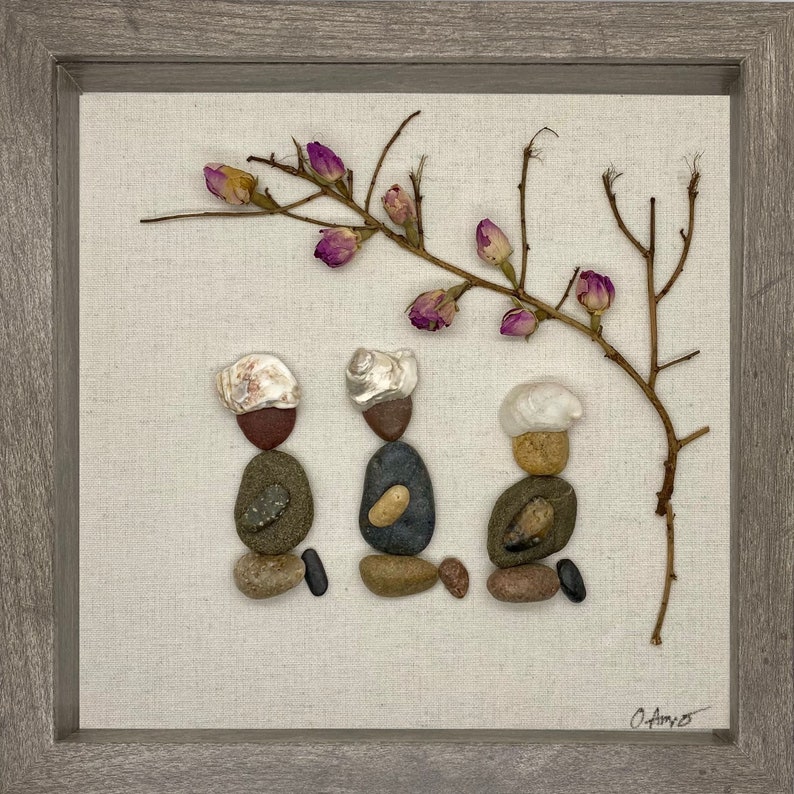 Pebble Art Prayer Time Spiritual Pebble Art Rock Art. Sufi - Etsy