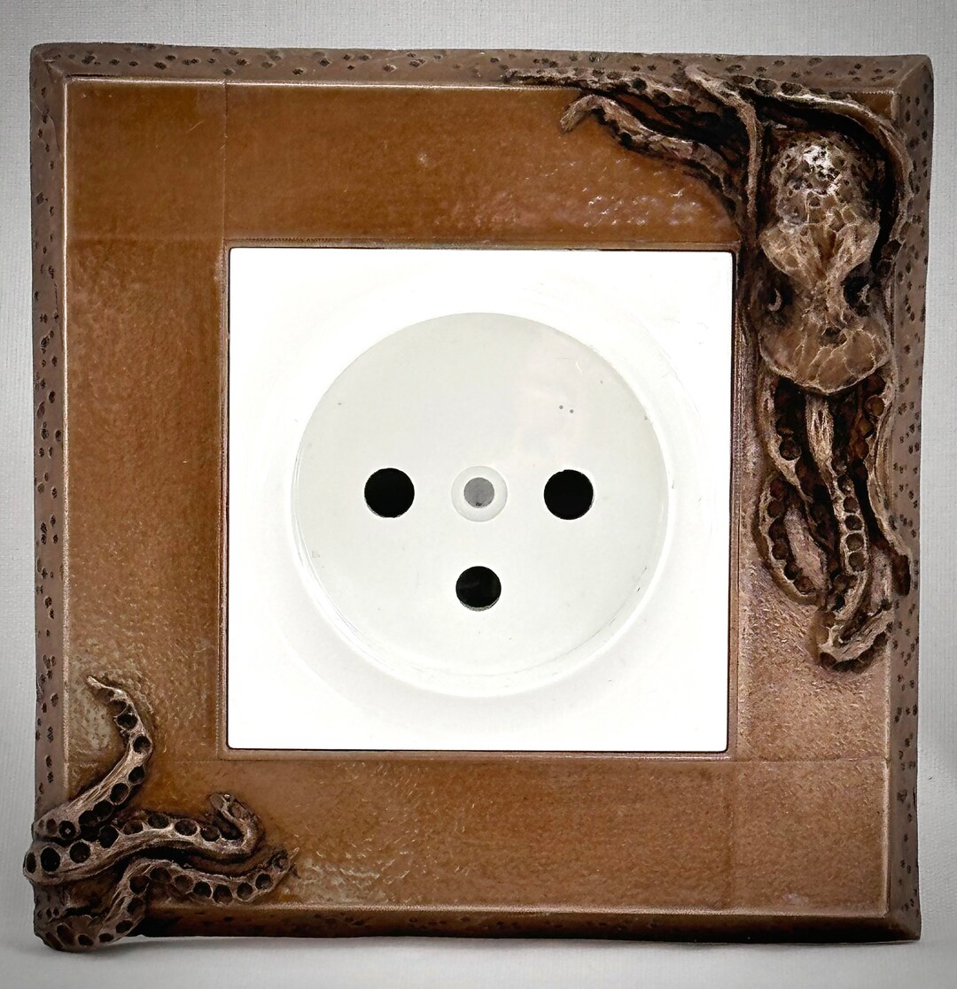Octopus French Outlet Cover - Etsy