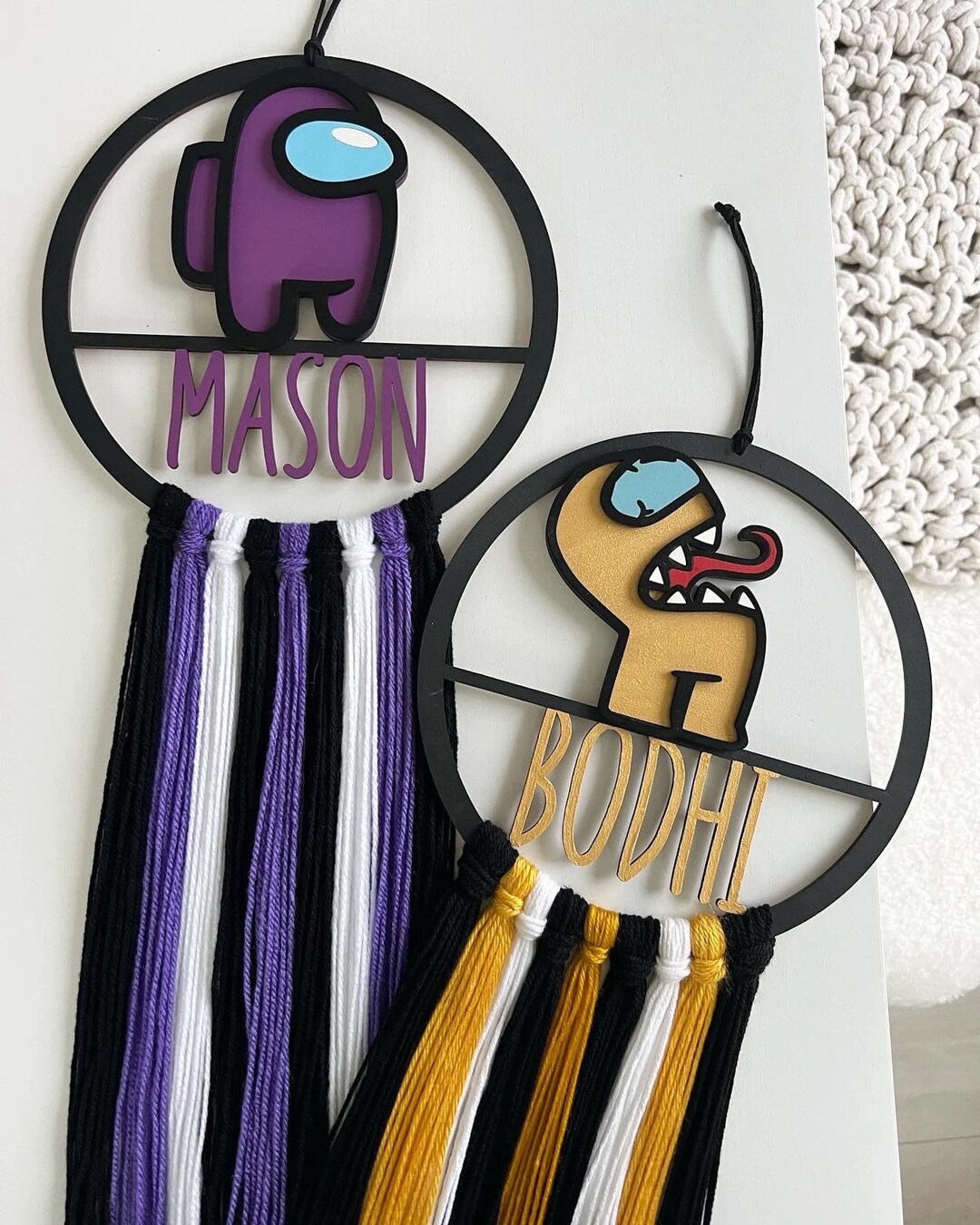 Wooden Among Us / Imposter Personalised Dreamcatcher / Wall Hanging ...