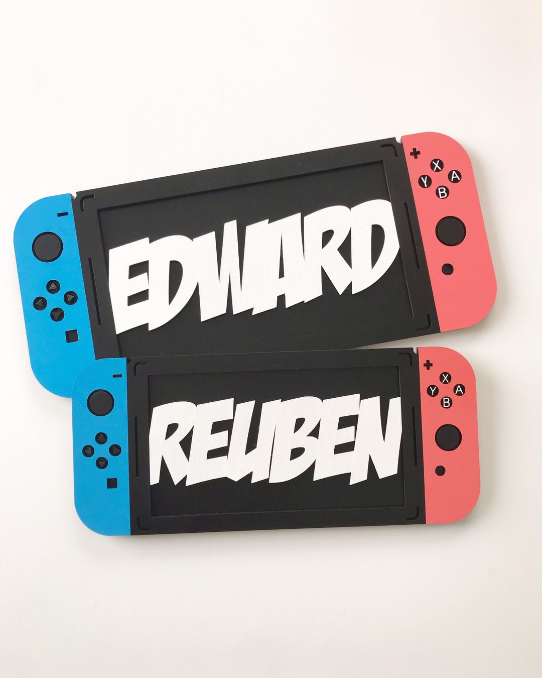 Wooden Personalised Nintendo Switch Name Gaming Plaque / Room Door Sign ...