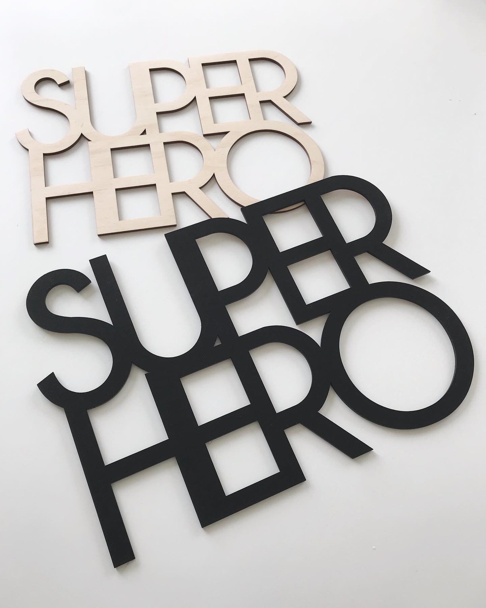 Wooden Superhero Wall Quote Sign / Plaque Boys / Girls Super Hero ...
