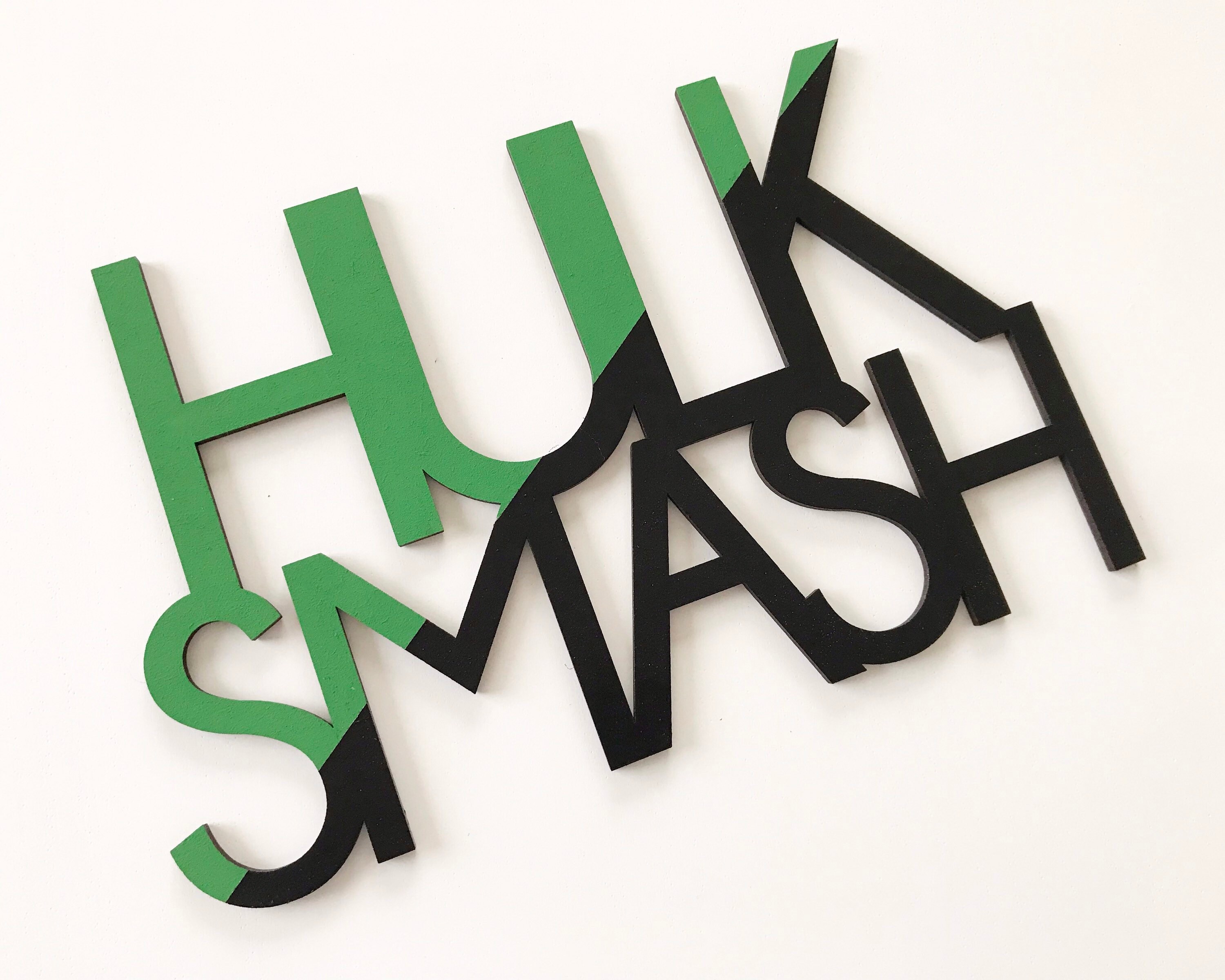 Wooden Hulk Smash Quote Plaque / Sign • Boys / Girls Superhero Bedroom ...