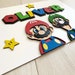 Wooden Super Mario & Luigi Personalised Name Plaque / Sign Boys / Girls ...