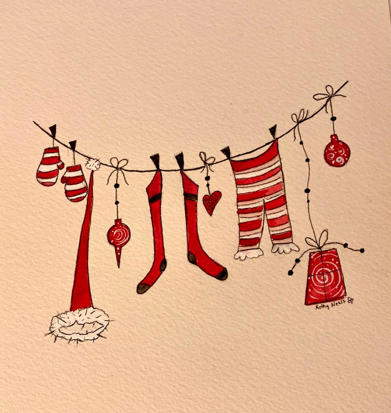 Christmas Clothesline - Etsy
