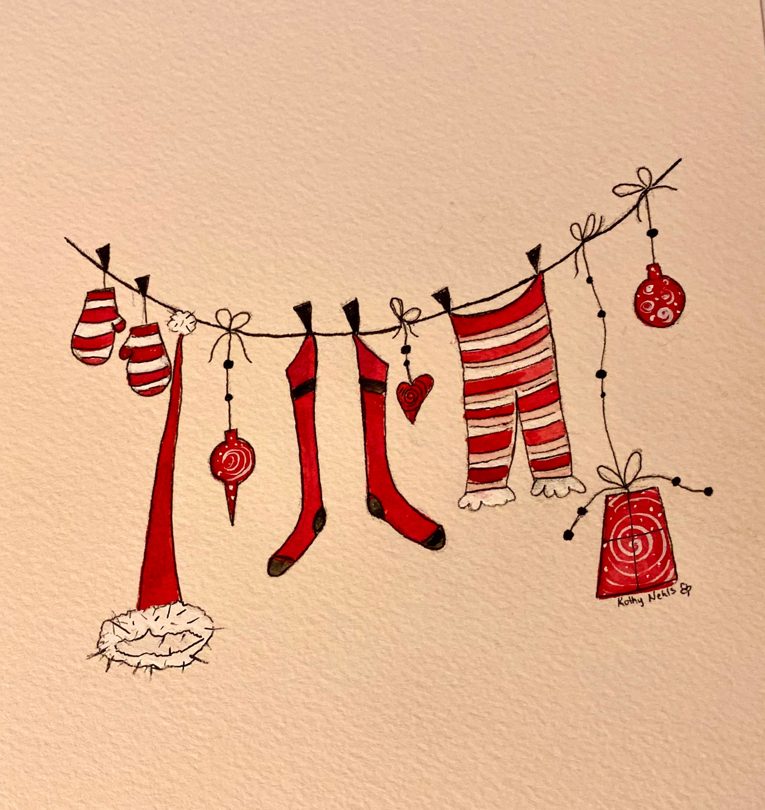Christmas Clothesline - Etsy