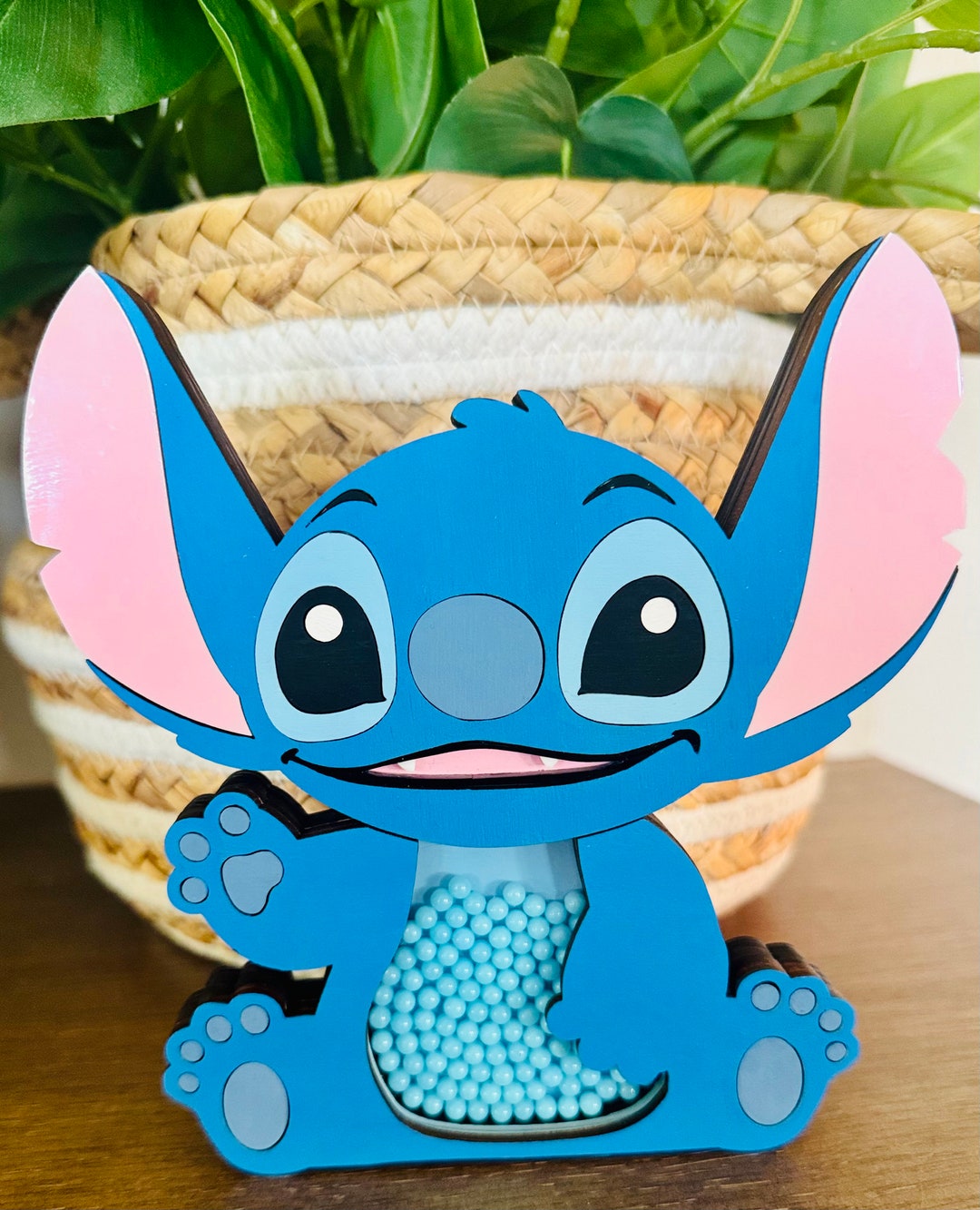 Stitch Shaker Disney Wood Art Tiered Tray Decor - Etsy