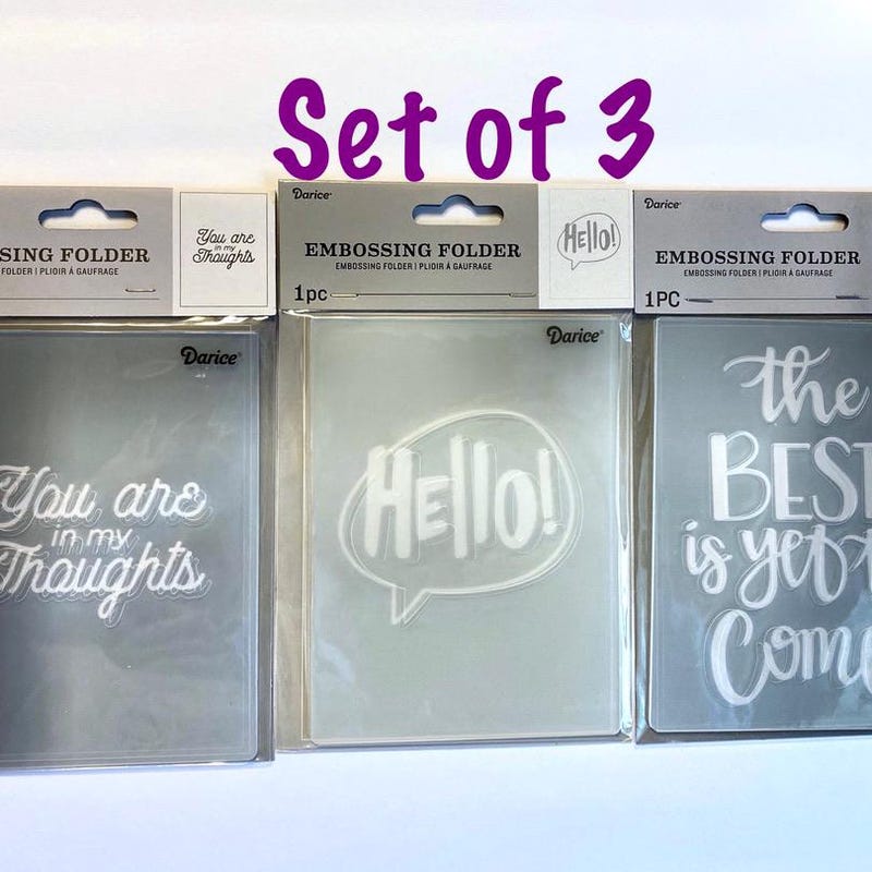 Darice Embossing Folders - Etsy