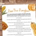 Pass the Pumpkin Game Halloween Printable, Left Right Game, Easy ...