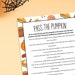 Pass the Pumpkin Game Halloween Printable, Left Right Game East ...