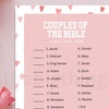 Bible Couples Match Game Valentine Bible Match Party Game Bible Games ...