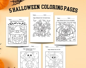 GIANT Halloween Coloring Page *digital Download* - Etsy