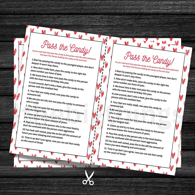 Valentine's Day Pass the Candy | Valentine's Party Games | Valentines ...