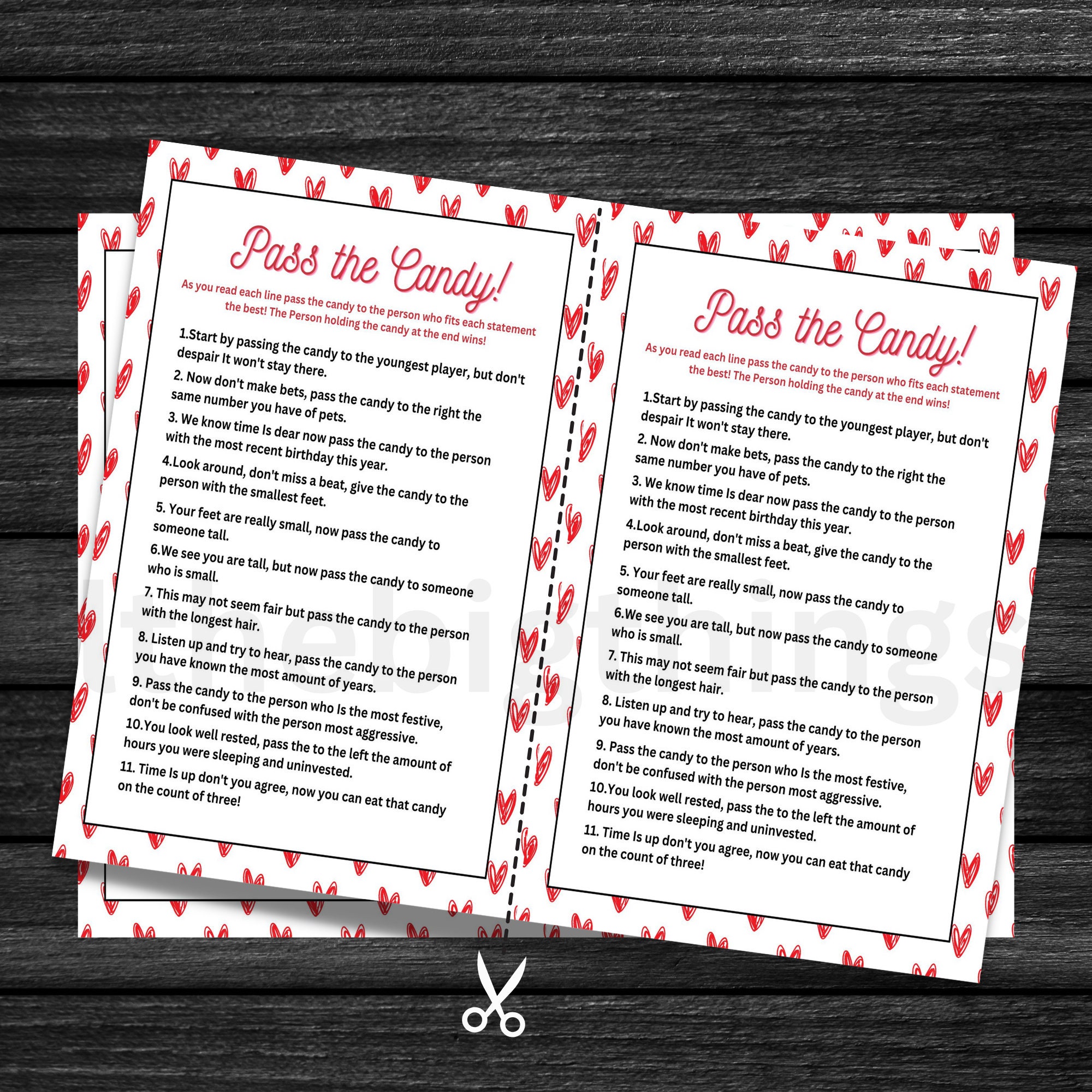 Valentine's Day Pass the Candy | Valentine's Party Games | Valentines ...