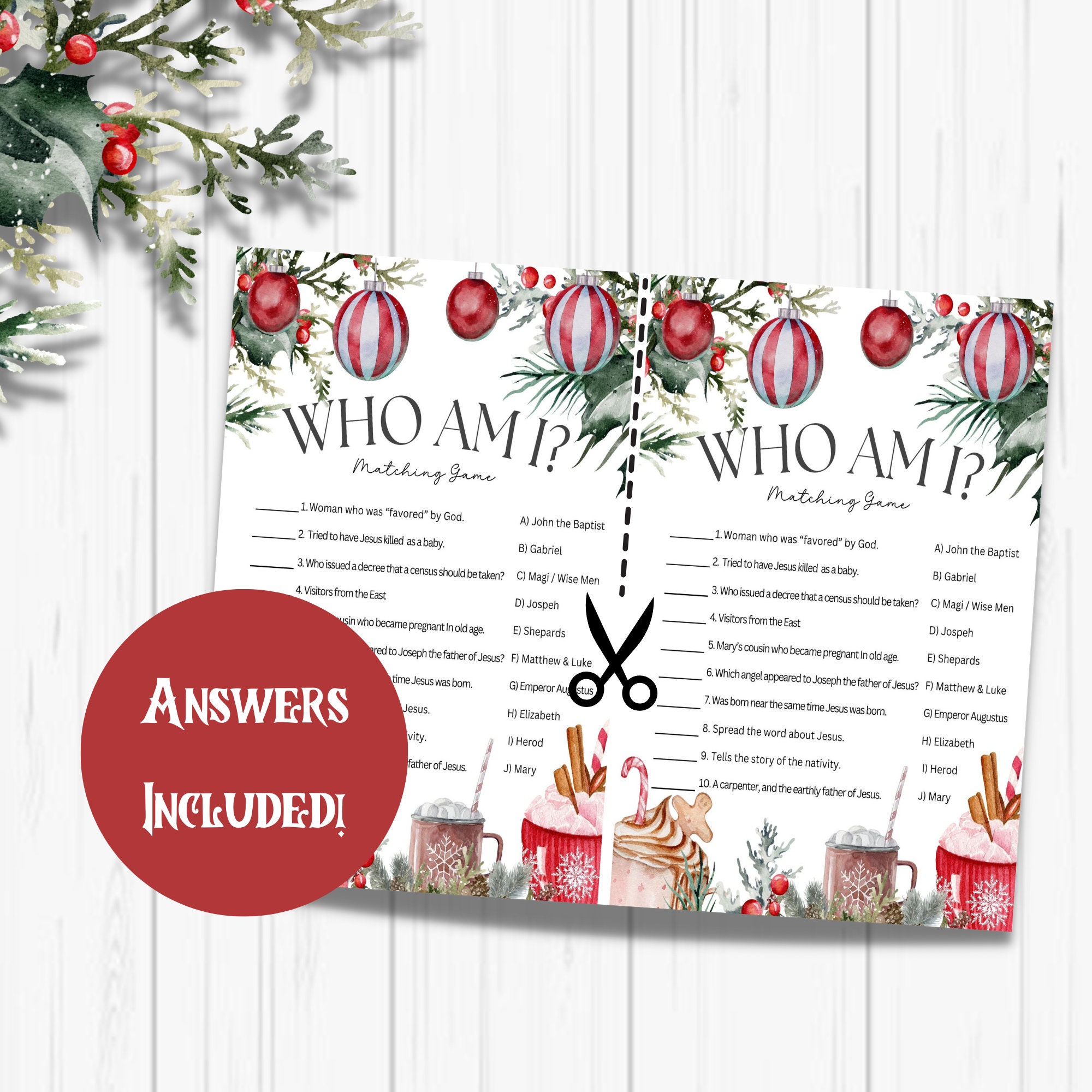 Printable Christmas Bible Trivia, Bible Trivia, Christmas Bible Trivia ...