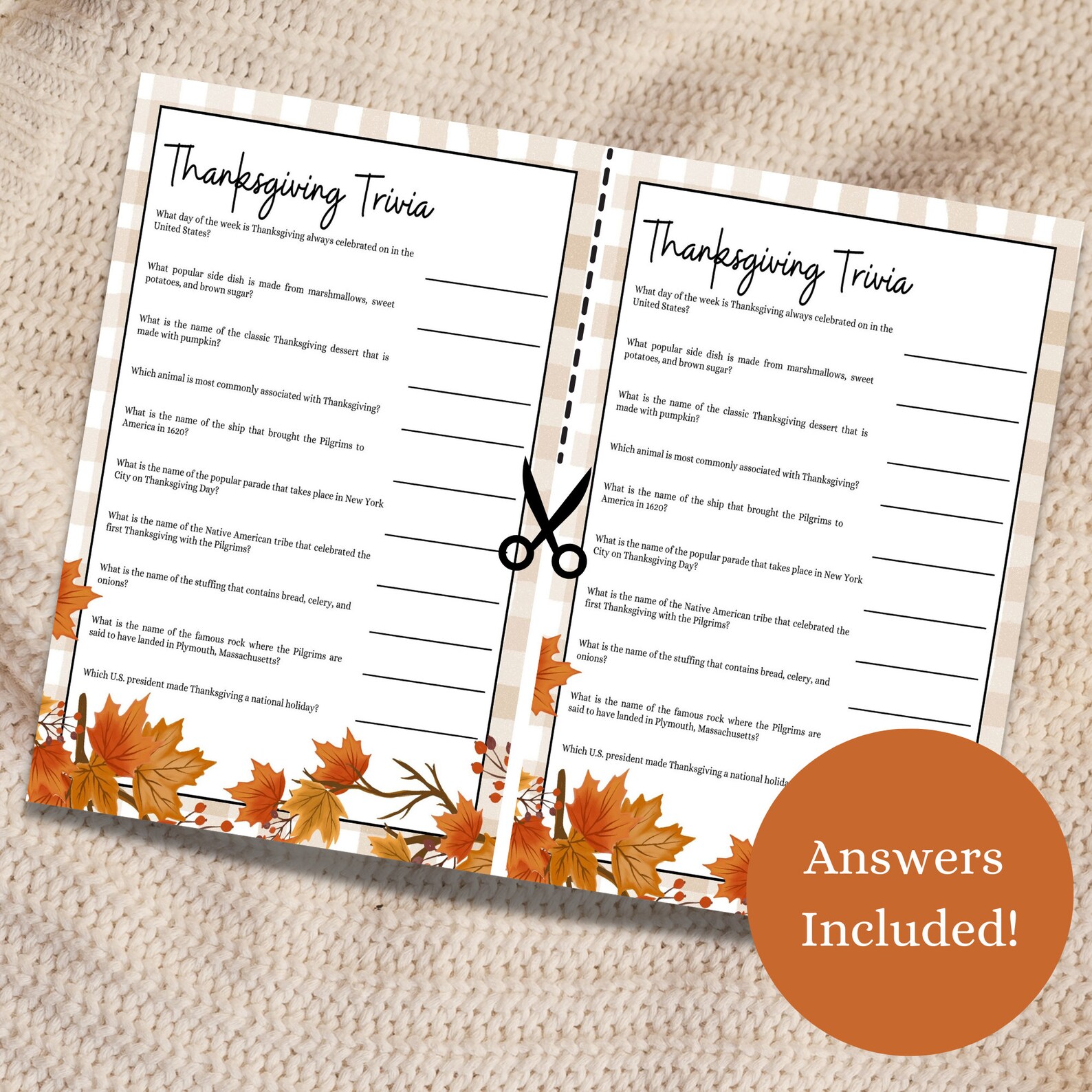 Thanksgiving Games Bundle, Printable Games, Dinner Party Games ...