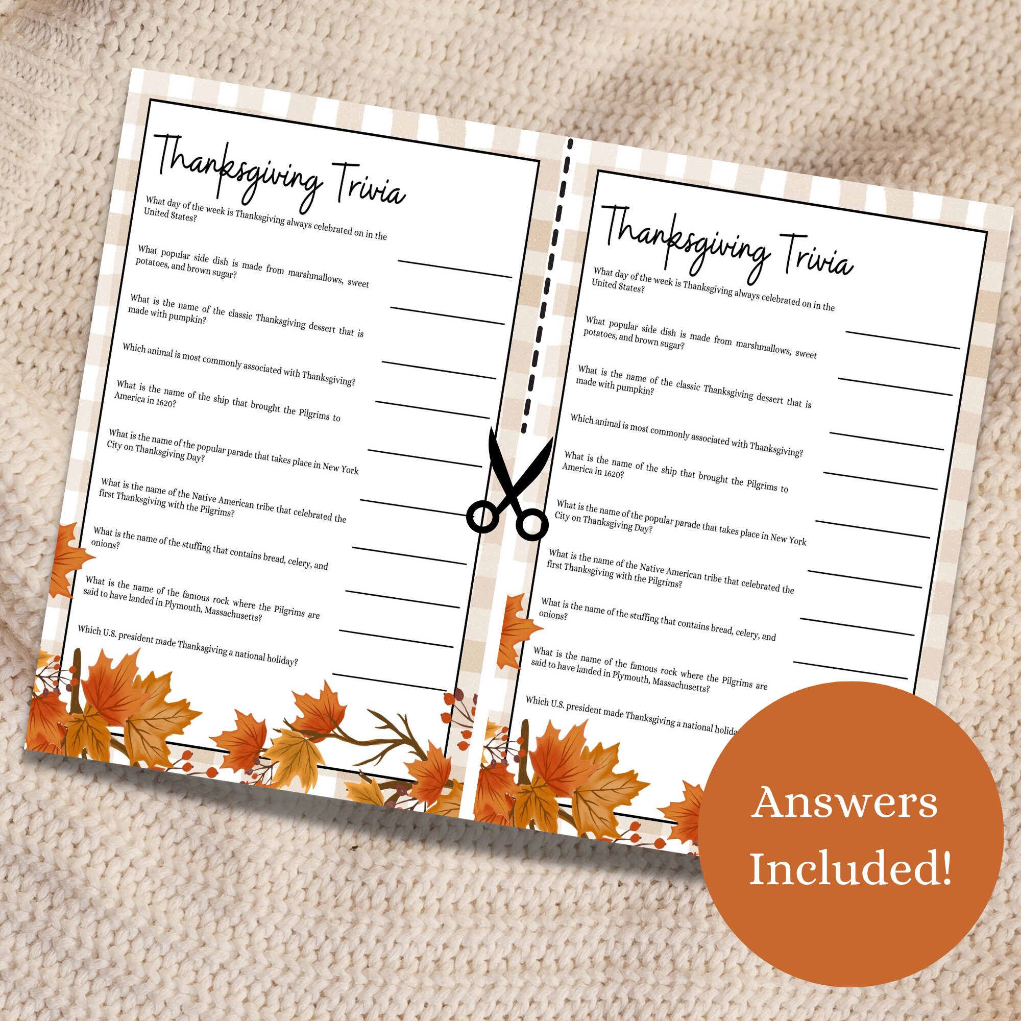 Thanksgiving Games Bundle Printable Games Dinner Party - Etsy