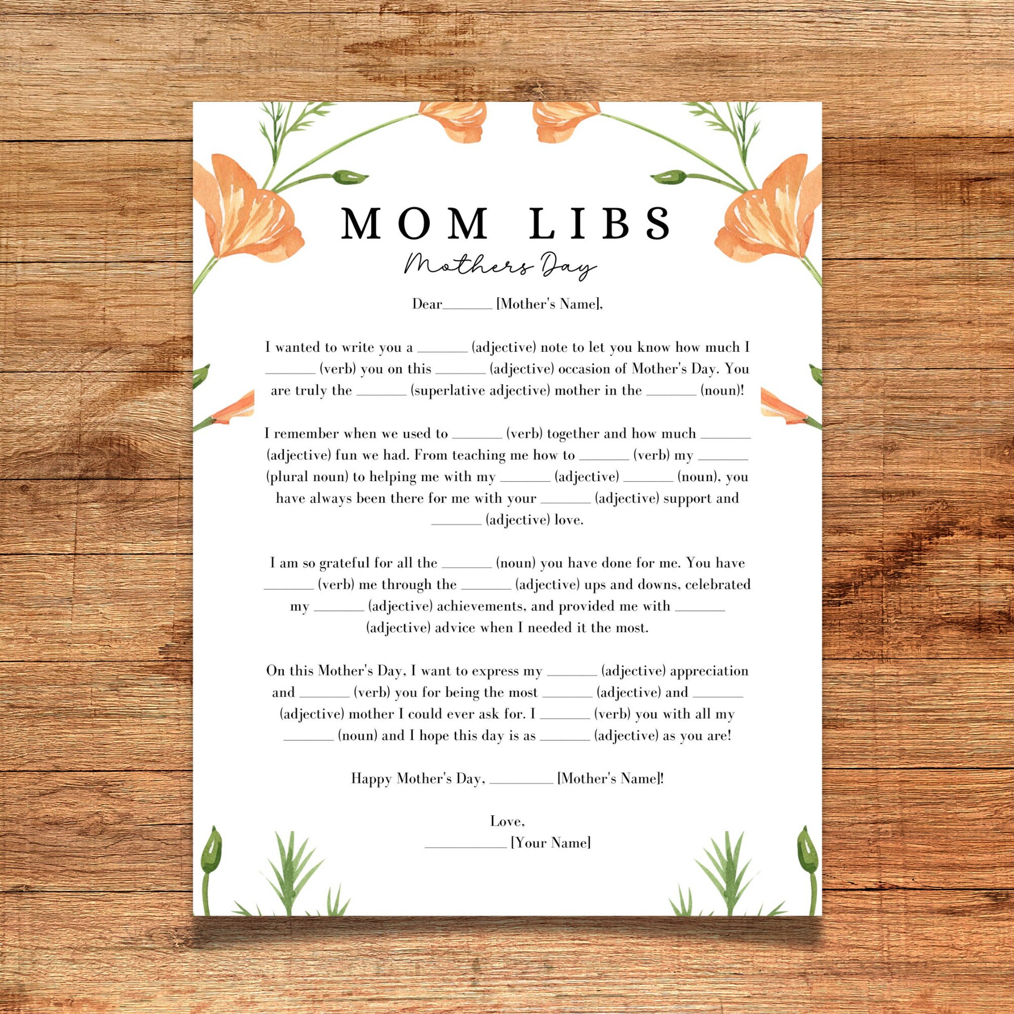 Printable Mother's Day Games Bundle, Mother's Day Quiz, Family Brunch ...
