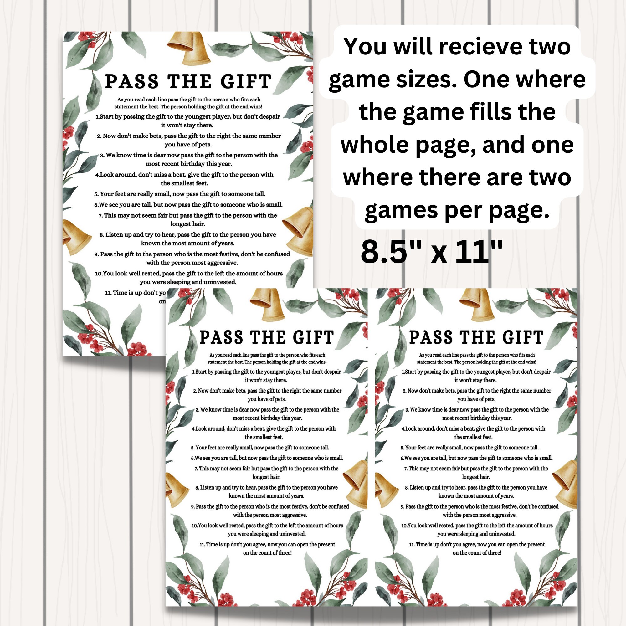 Pass the Gift Game, Pass the Present Game, Pass the Prize Game ...